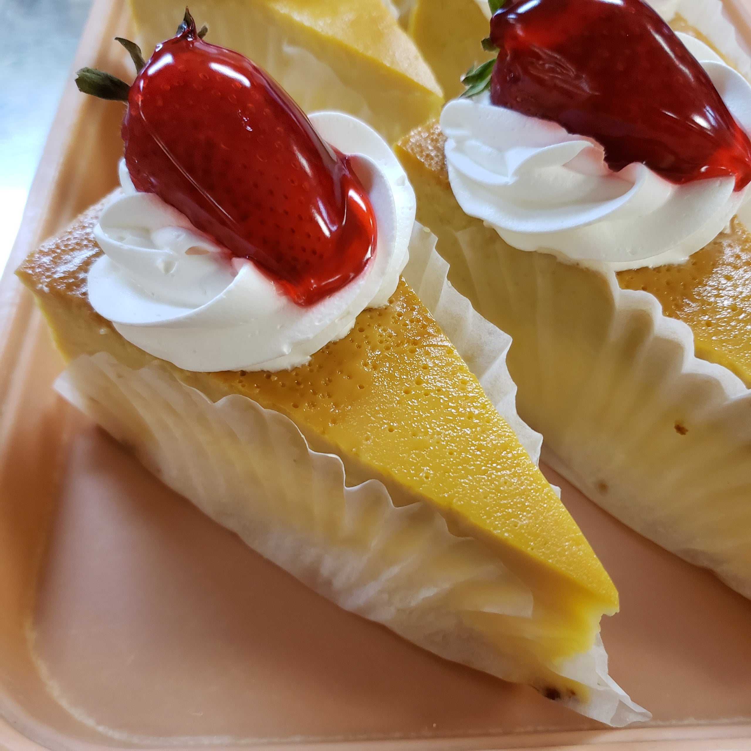 Cheesecake Flan Slice | Pacos Bakery